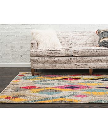 Bayshore Home CLOSEOUT! Arcata Arc6 Multi 3' 3" x 5' 3" Area Rug - Macy's