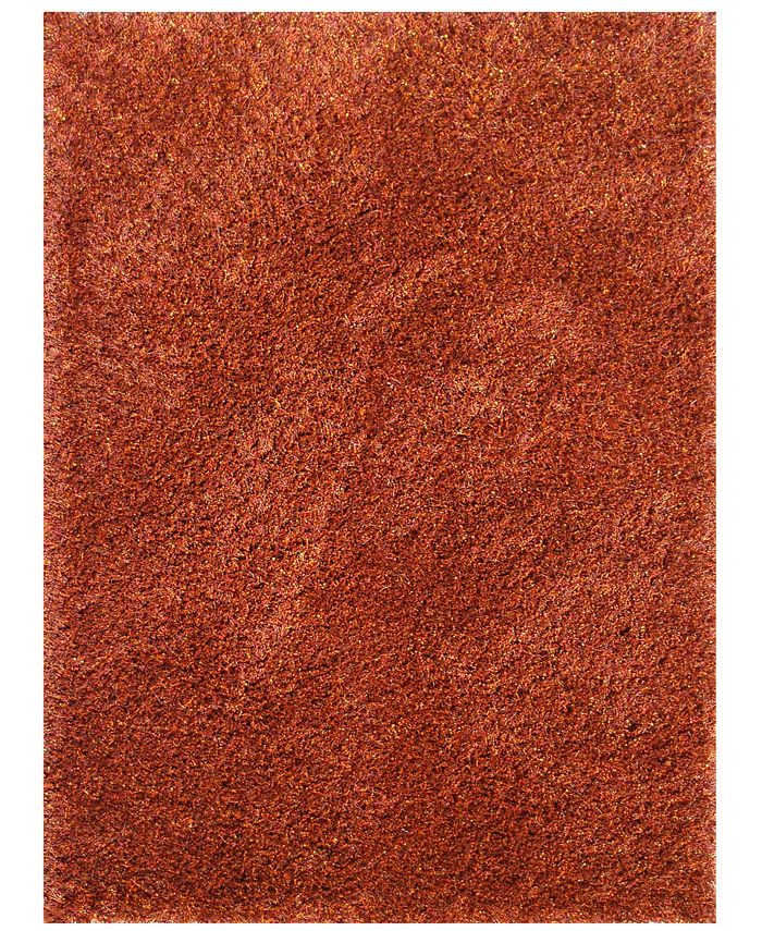 Spring Valley Home Loloi Area Rug, Dion Shag DS01 Rust 7'6" x 9'6 ...