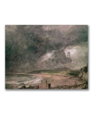 John Constable 'Weymouth Bay Storm' Canvas Art - 32" x 24" - Macy's