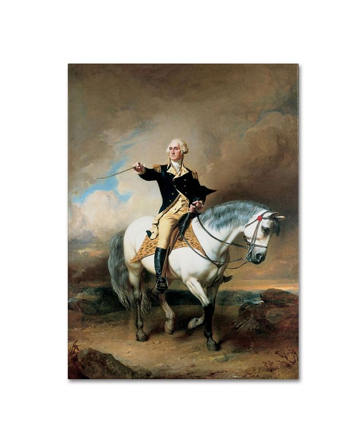 Trademark Global John Faed 'Portrait of George Washington' Canvas Art ...