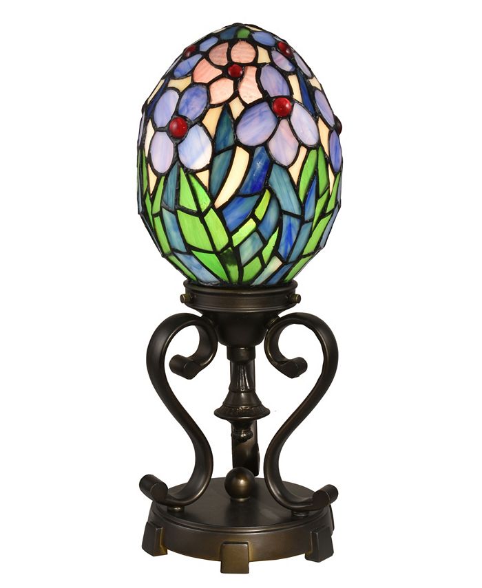 Dale Tiffany Rangel Egg Tiffany Accent Lamp - Macy's