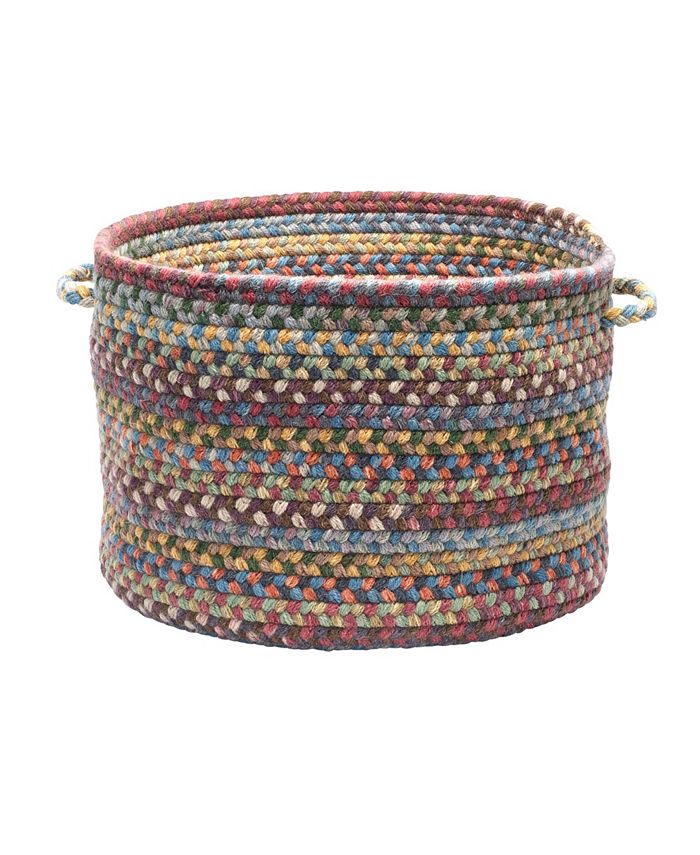 Colonial Mills Rustica Braided Storage Basket - Macy's