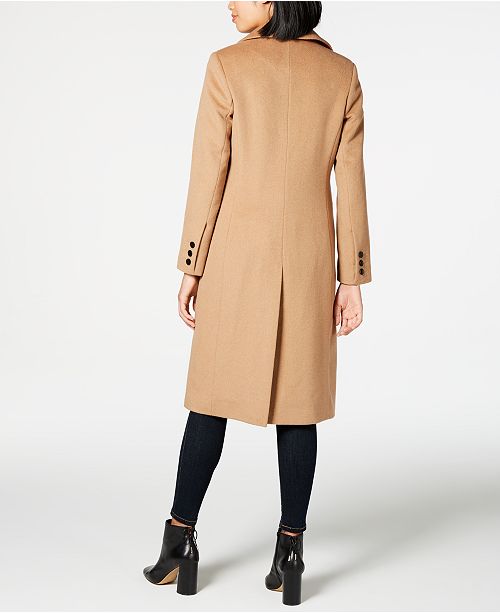 French Connection Double-Breasted Coat & Reviews - Coats - Women - Macy's