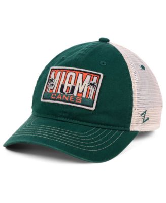 Zephyr Miami Hurricanes Vista Mesh Snapback Cap - Macy's