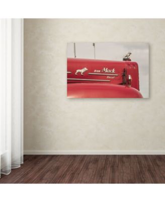 Trademark Global Jason Shaffer 'Mack Truck 2' Canvas Art - 19" x 12 ...