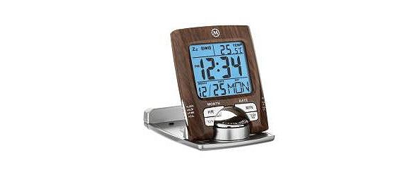 Marathon Travel Alarm Clock with Calendar and Temperature & Reviews ...
