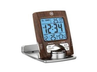 Marathon Travel Alarm Clock with Calendar and Temperature - Macy's