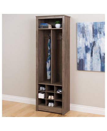 Prepac Space-Saving Entryway Organizer with Shoe Storage - Macy's