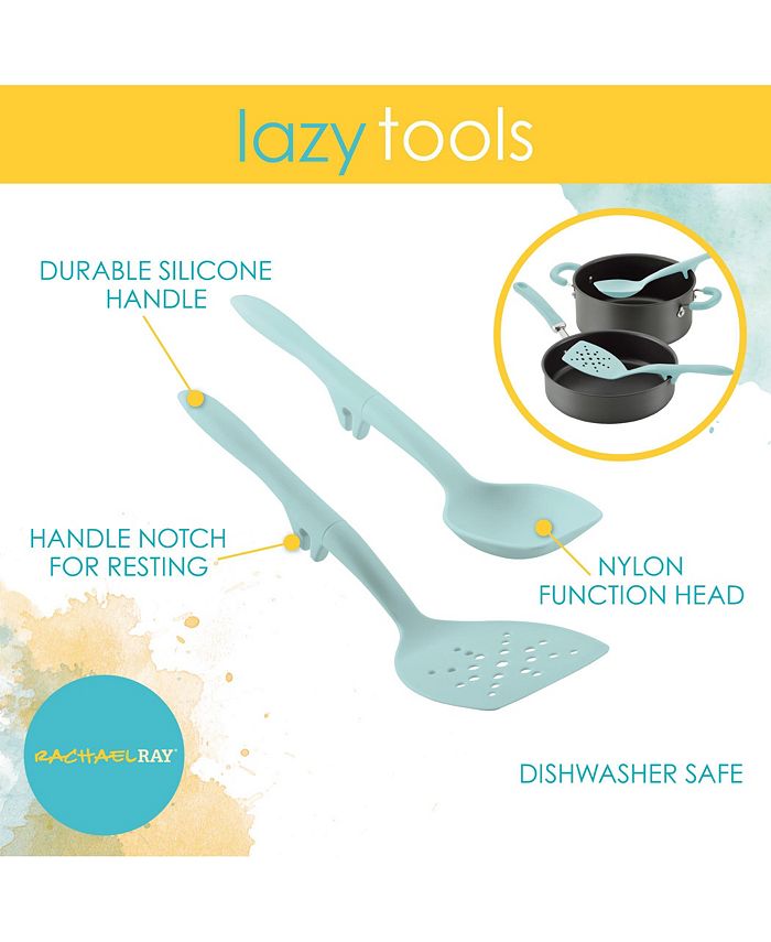 Rachael Ray Tools and Gadgets Lazy Flexi Turner and Scraping Spoon Set ...