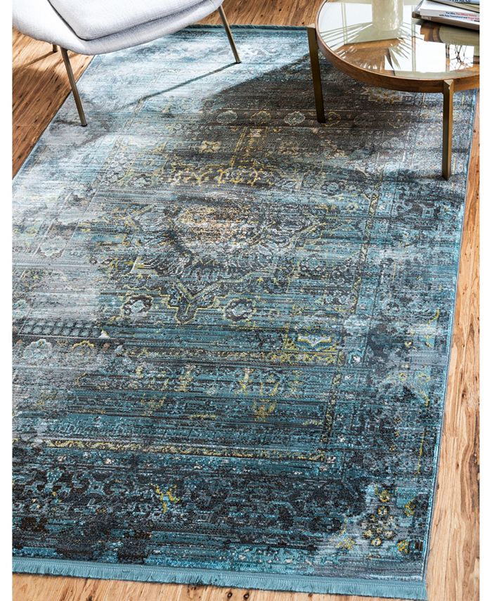 Bayshore Home Kenna Ken5 Dark Gray 10' x 13' Area Rug - Macy's