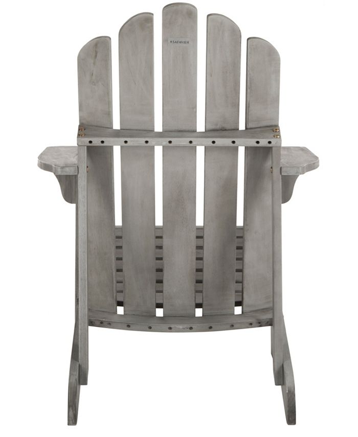 Safavieh Topher Grey Adirondack Chair, Quick Ship - Macy's