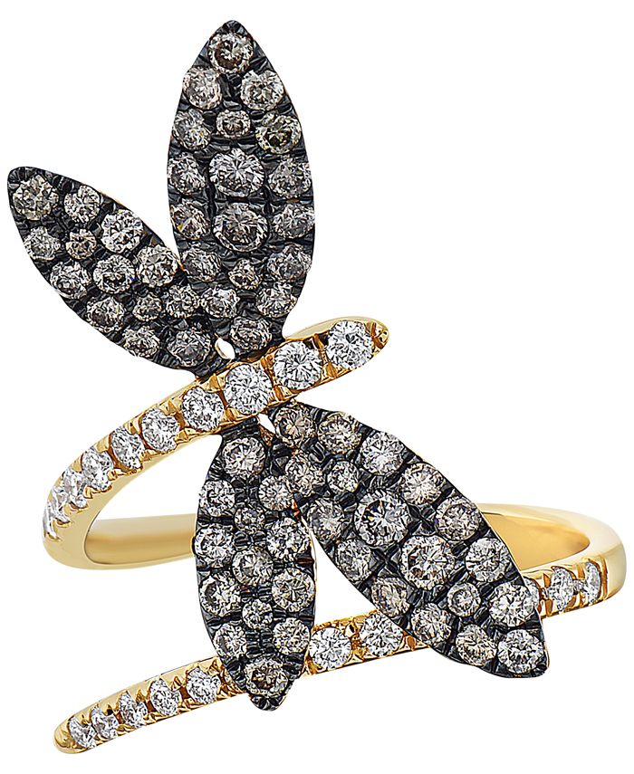 EFFY Collection EFFY® Diamond Butterfly Statement Ring (1-1/8 ct. t.w ...