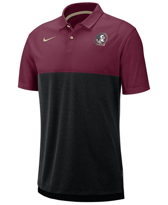 Nike Men's Florida State Seminoles Dri-Fit Colorblock Breathe Polo - Macy's