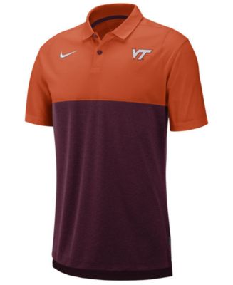 Nike Men's Virginia Tech Hokies Dri-Fit Colorblock Breathe Polo - Macy's