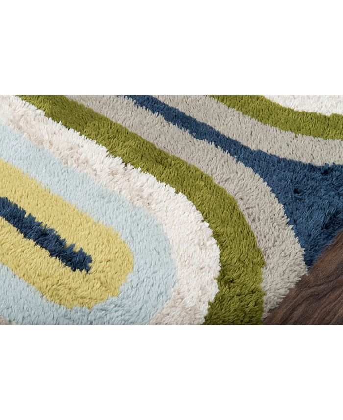 Novogratz Collection Novogratz Retro Ret-2 Multi 2'3" x 7'6" Runner ...