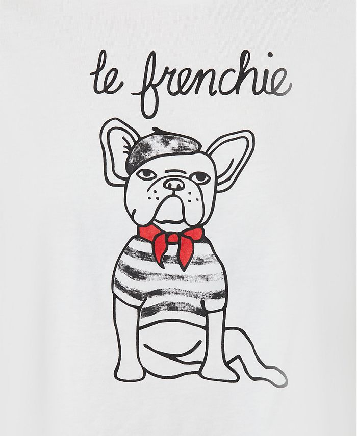 French Connection Cotton Le Frenchie-Graphic T-Shirt - Macy's