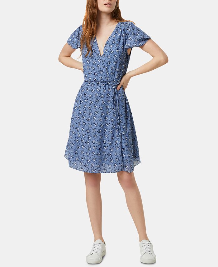 French Connection Agata Floral-Print Fit & Flare Dress - Macy's