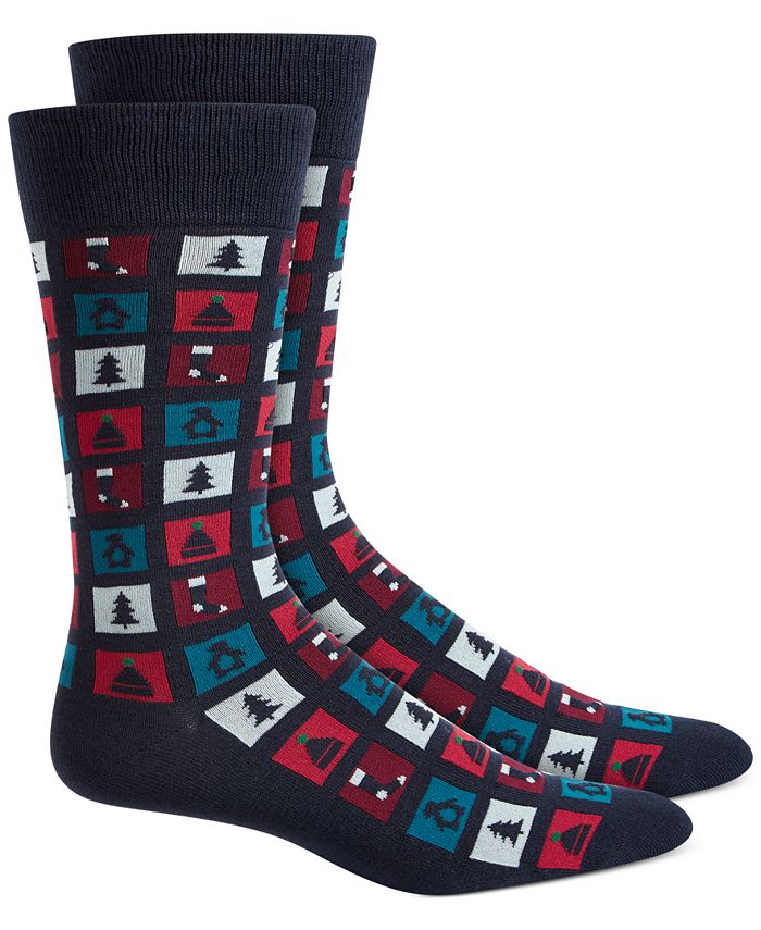 Alfani Men's Stamp Socks, Created for Macy's - Macy's