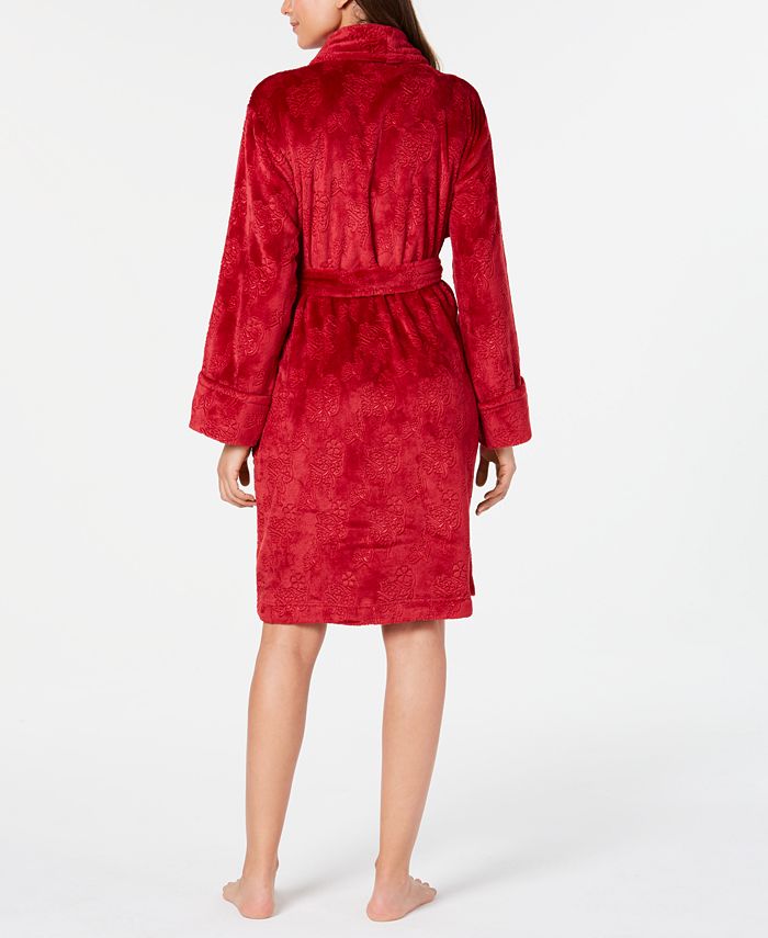 Charter Club Floral Burnout Robe, Created for Macy's - Macy's