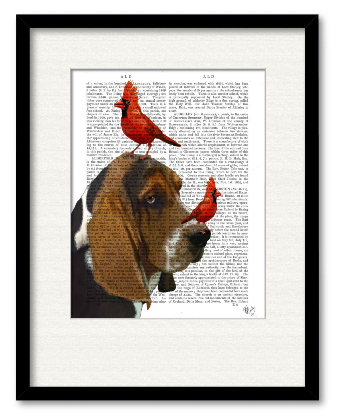 Click here for Courtside Market Basset Hound and Birds 16 x 20 Fr... prices