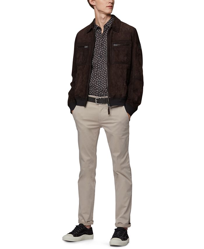 Hugo Boss BOSS Men's Joast Slim-Fit Biker Jacket - Macy's