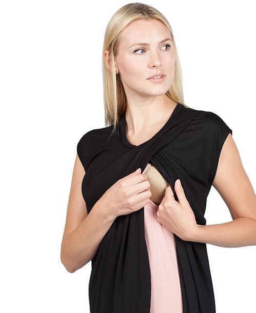 Savi Mom Kenzie Lounge Dress/Tunic Maternity and Nursing & Reviews ...