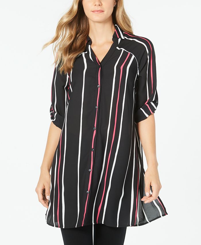 Alfani Printed Super Tunic, Created for Macy's - Macy's