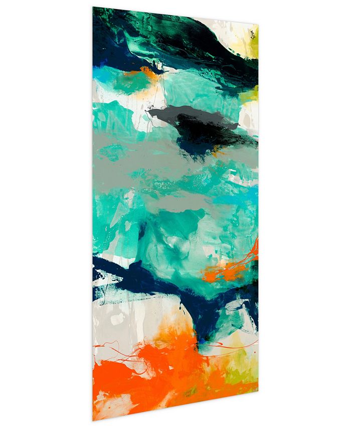Empire Art Direct 'Tidal Abstract 2' Frameless Free Floating Tempered ... Empire Art Direct 'Tidal Abstract 2' Frameless Free Floating Tempered ...