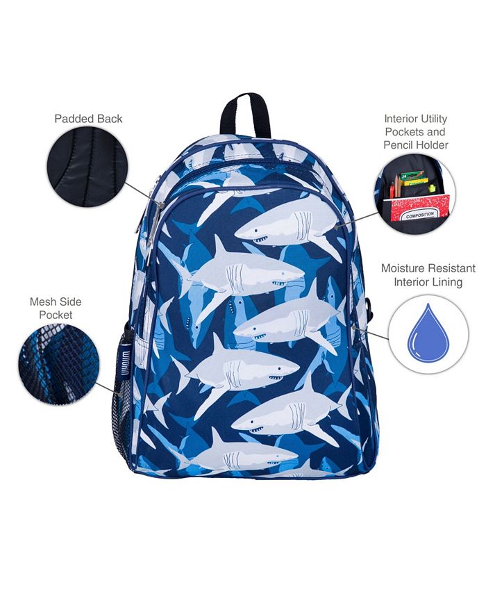 Wildkin Sharks 15" Backpack - Macy's