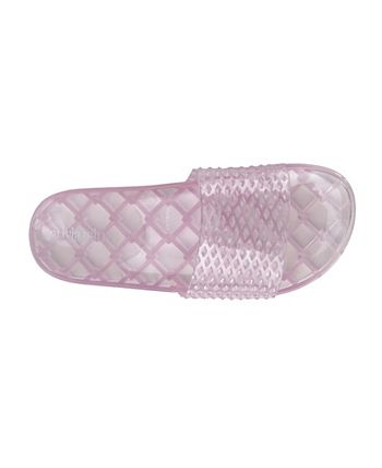 Olivia Miller Clearwater Jelly Pool Slide Sandals - Macy's