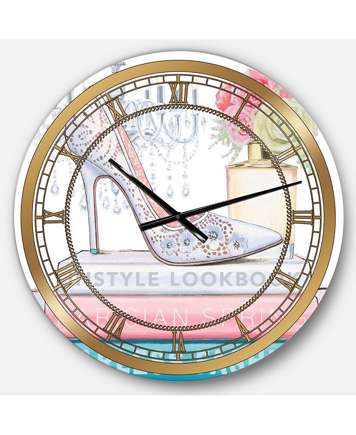 Designart Posh and Luxe Oversized Metal Wall Clock - Macy's