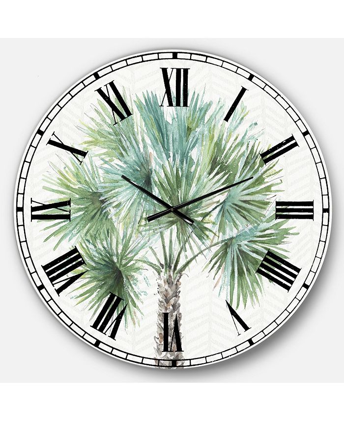 Designart Farmhouse Oversized Metal Wall Clock - 36 x 36 - Macy's