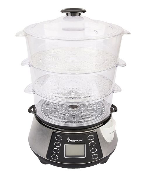 Magic Chef 3-Tier Food Steamer & Reviews - Small Appliances - Kitchen ...