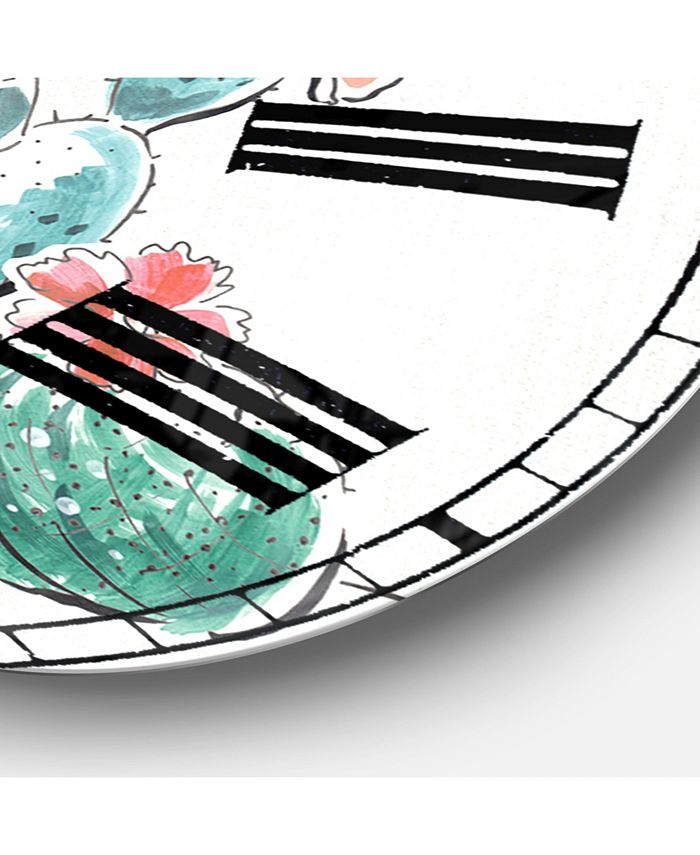 Designart Cabin and Lodge Oversized Metal Wall Clock - Macy's