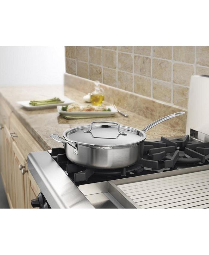 Cuisinart MultiClad Pro 3.5-Qt. Saute Pan with Cover - Macy's