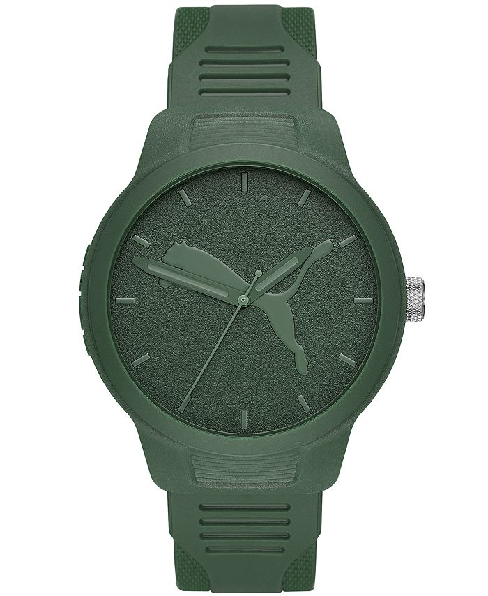 Puma Men's Reset Polyurethane Strap Watch 44mm - Macy's