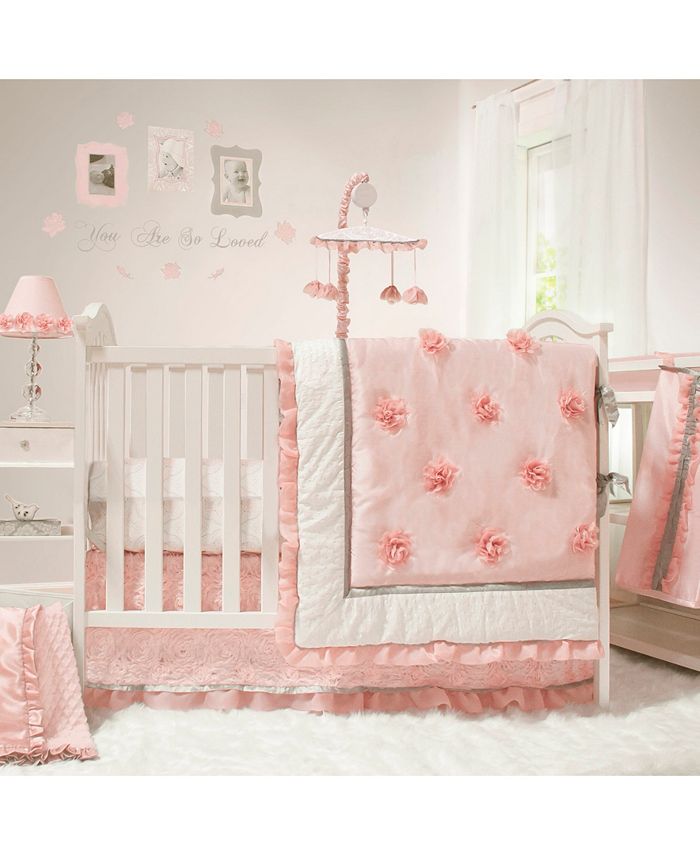 The Peanutshell Arianna 4 Piece Crib Bedding Set - Macy's
