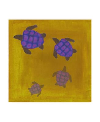 Trademark Global Alicia Ludwig Wave Riders III Canvas Art - 19.5" x 26 ...