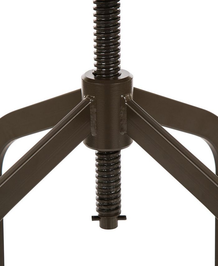 Glitzhome Metal Revolving Stool - Macy's