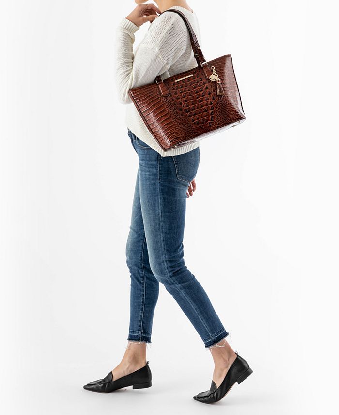Brahmin Medium Asher Ballington Leather Tote - Macy's