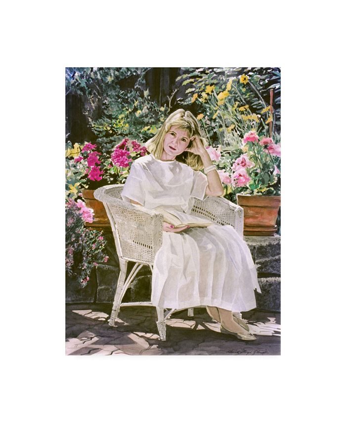 Trademark Global David Lloyd Glover Arrangement in White Canvas Art ...