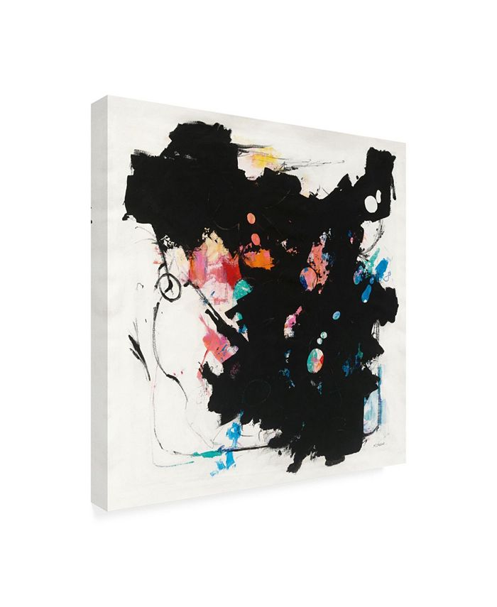 Trademark Global Mike Schick Abstract Redacted Canvas Art - 15.5" x 21 ...