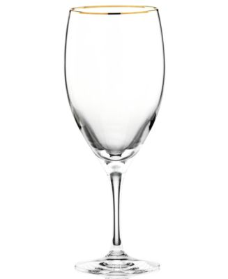 Lenox Stemware, Timeless Gold Signature All Purpose Glass - Macy's