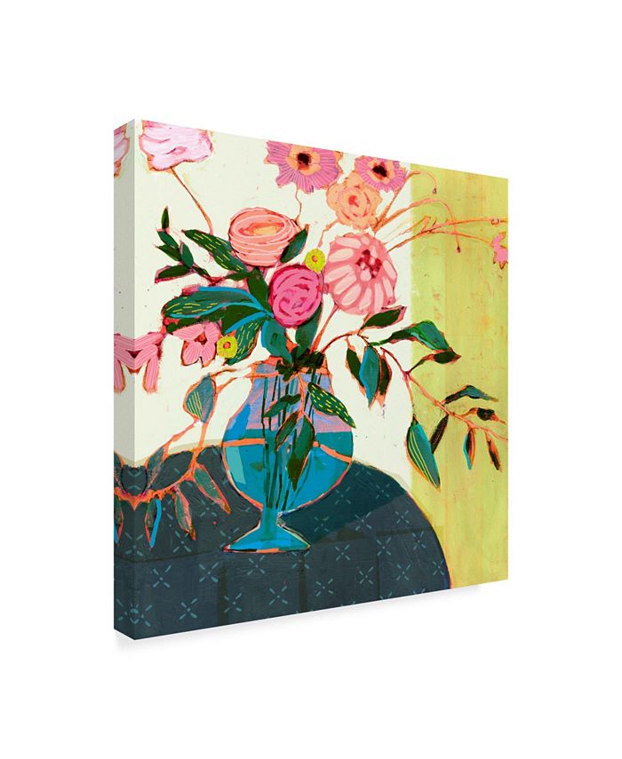 Trademark Global Victoria Borges Fanciful Flowers I Canvas Art - 27" x ...