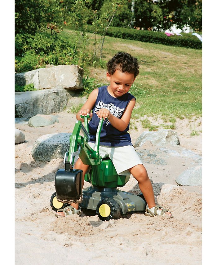 Rolly Toys John Deere Foot to Floor Digger for Outdoor Backyard Fun ...