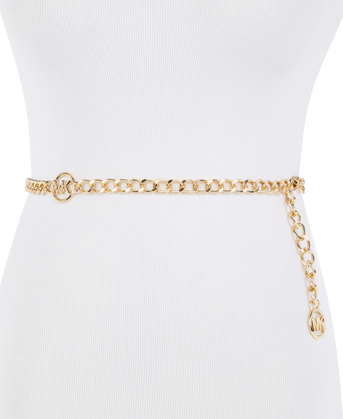 Click here for Michael Michael Kors Womens Mk Logo Metal Chain Be... prices