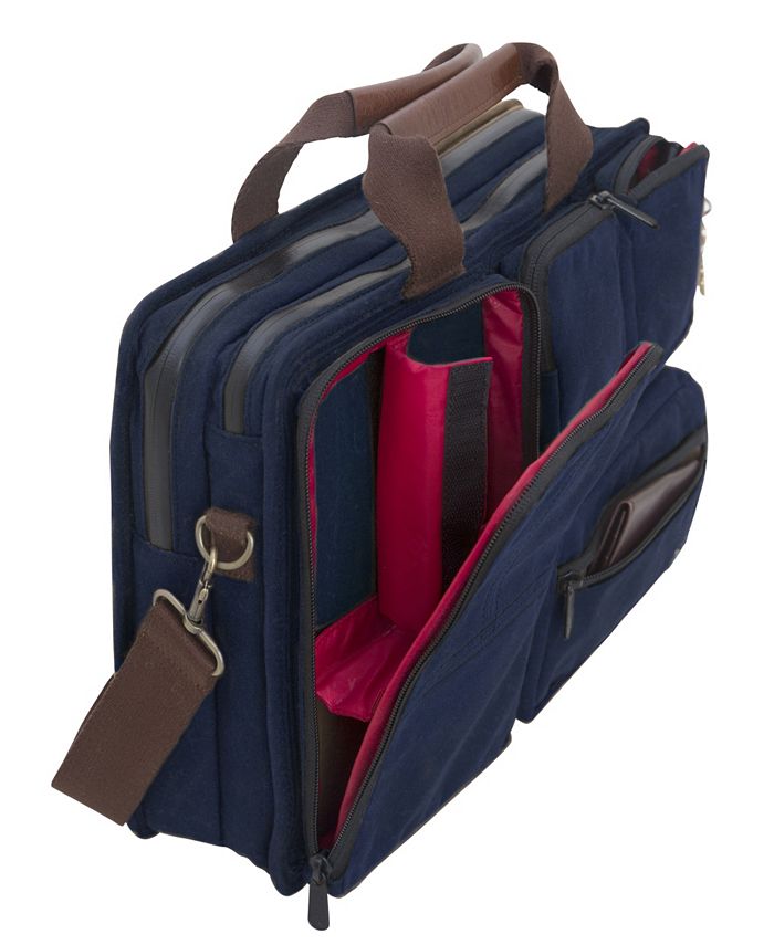 Manhattan Portage Waxed Hewes Briefcase - Macy's