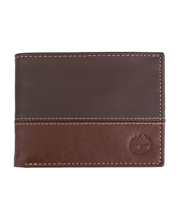 Timberland Men's Two-Tone Commuter Wallet - Macy's