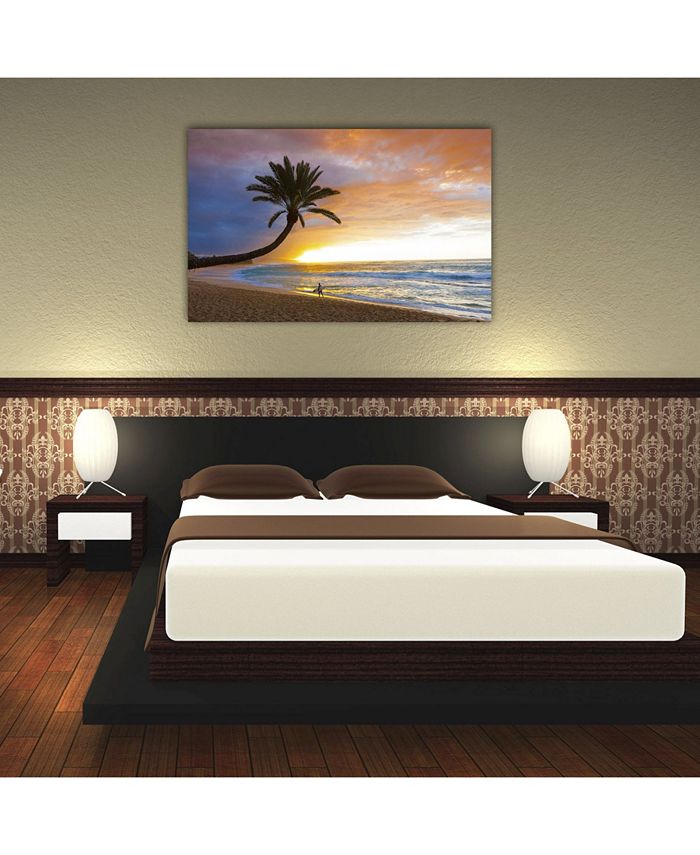 Colossal Images Sunset Beach Canvas Art, 18 x 24 - Macy's