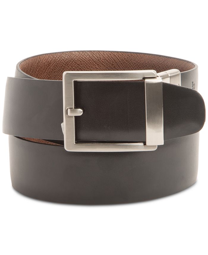 Alfani Men's Custom Fit Reversible Belt, Created for Macy's & Reviews ...